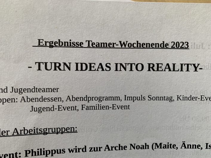 Turn Ideas into Reality - Philippus-Gemeinde Mainz-Bretzenheim